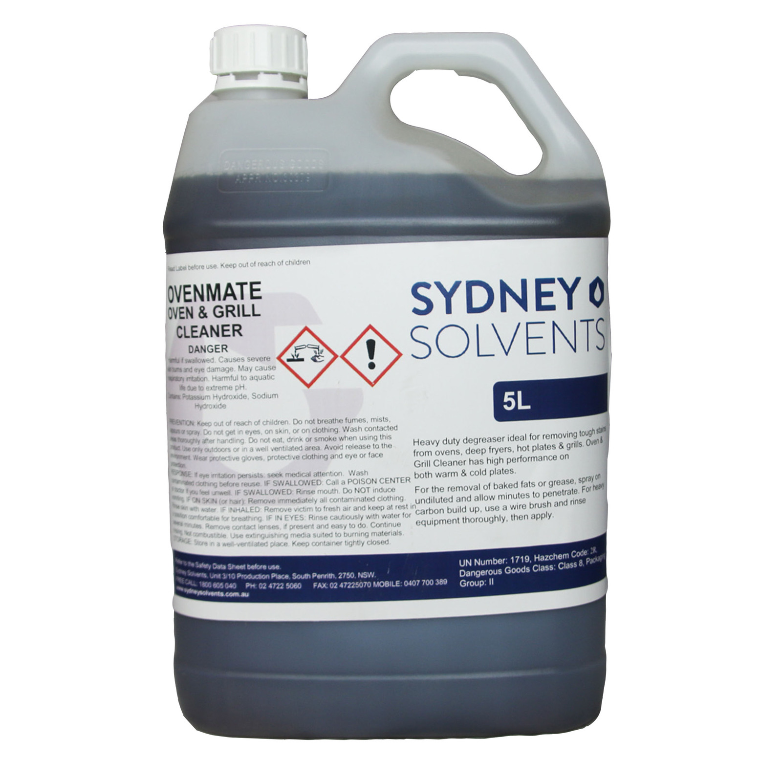 Oven Cleaner 5l Heavy Duty Remove Grime And Grease From Oven And Grill 5 Litre Ebay